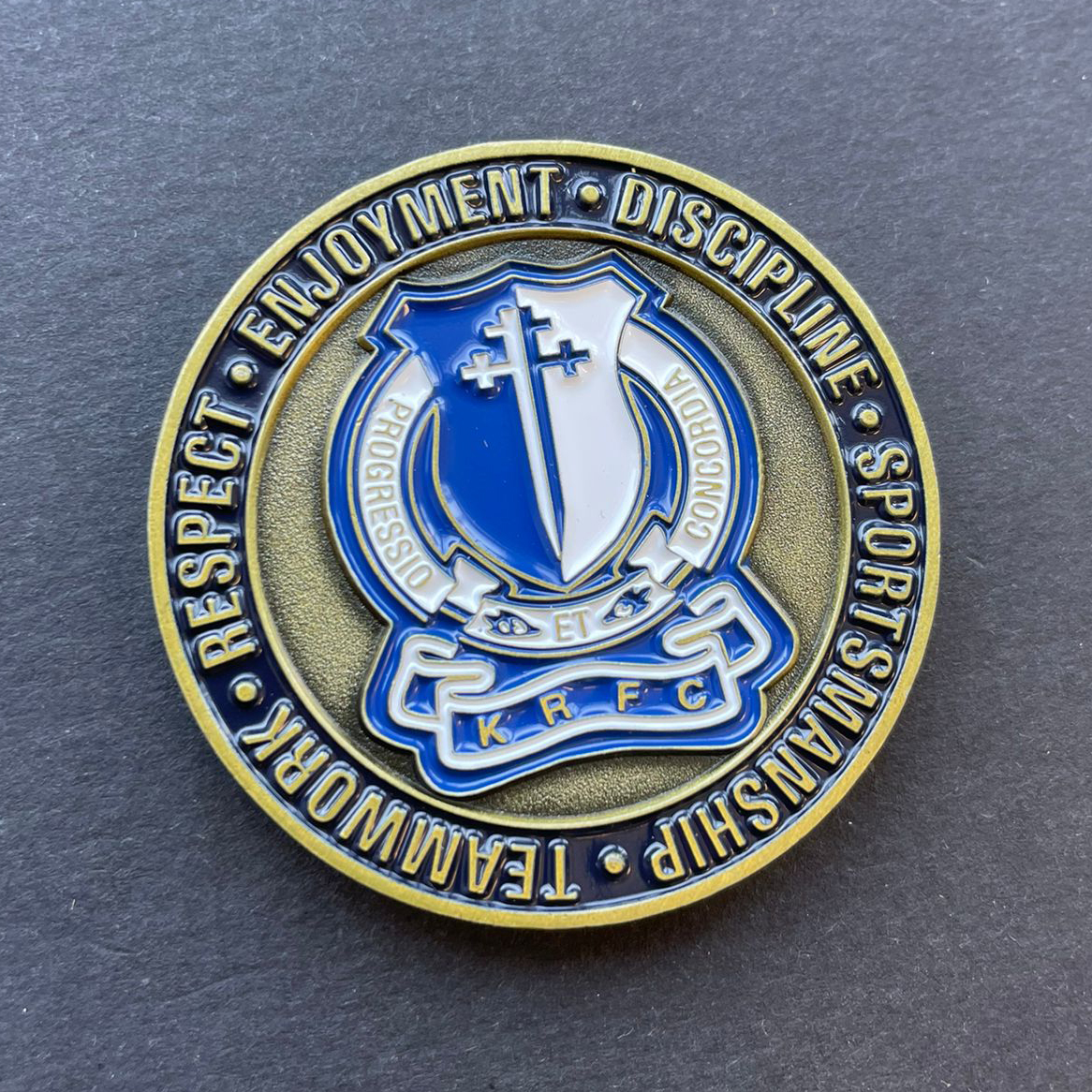 KRFC sportsmanship | Challenge Coins UK