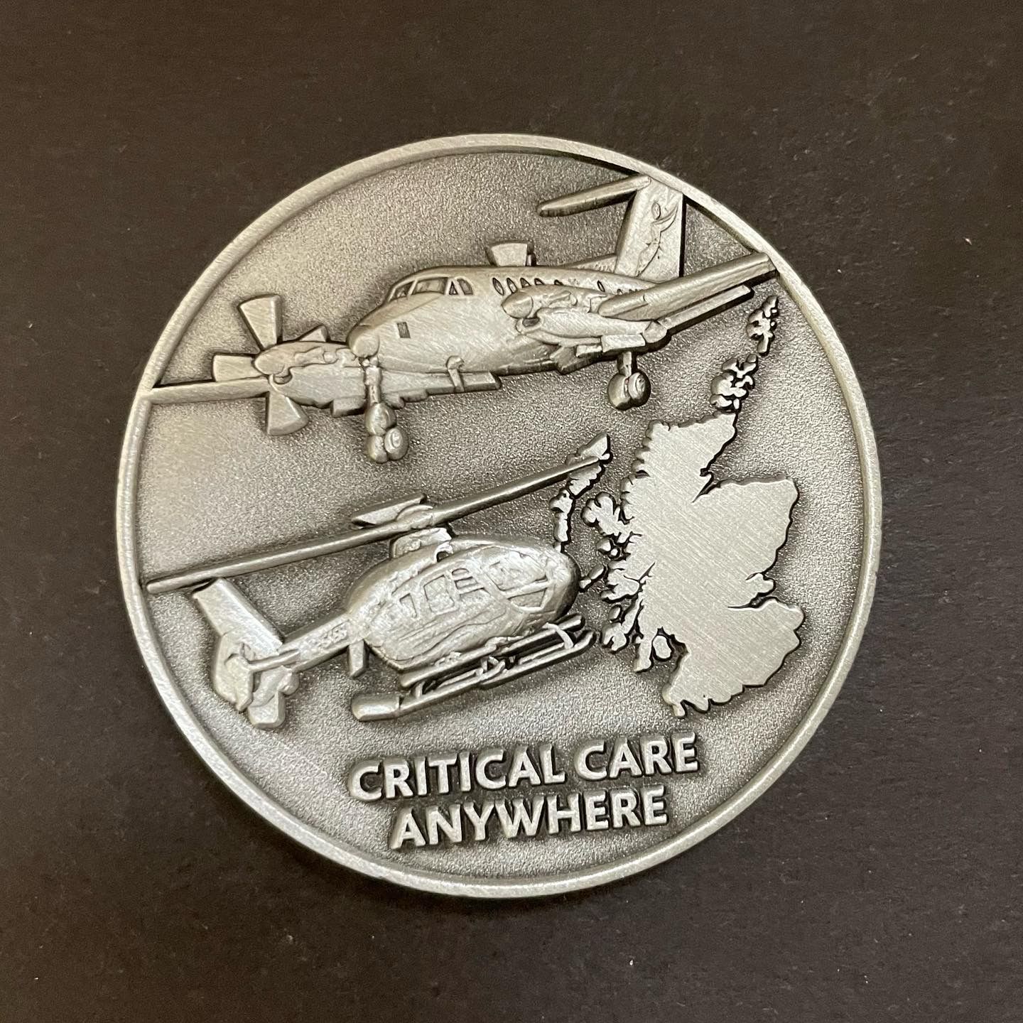 Critical Care Anywhere | Challenge Coins UK