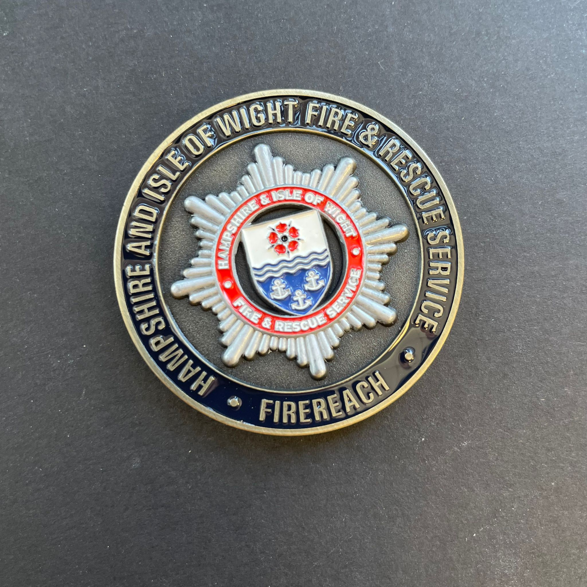 Hampshire and Isle of Wight Fire and Rescue | Challenge Coins UK